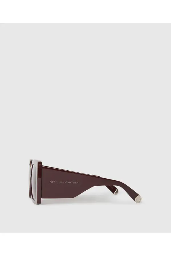 Stella McCartney Oversized Square Gradient Sunglasses - Natural