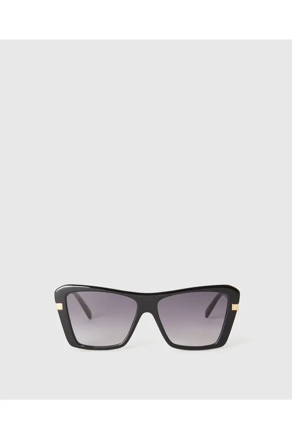 Stella McCartney Square Cat-eye Sunglasses - Black
