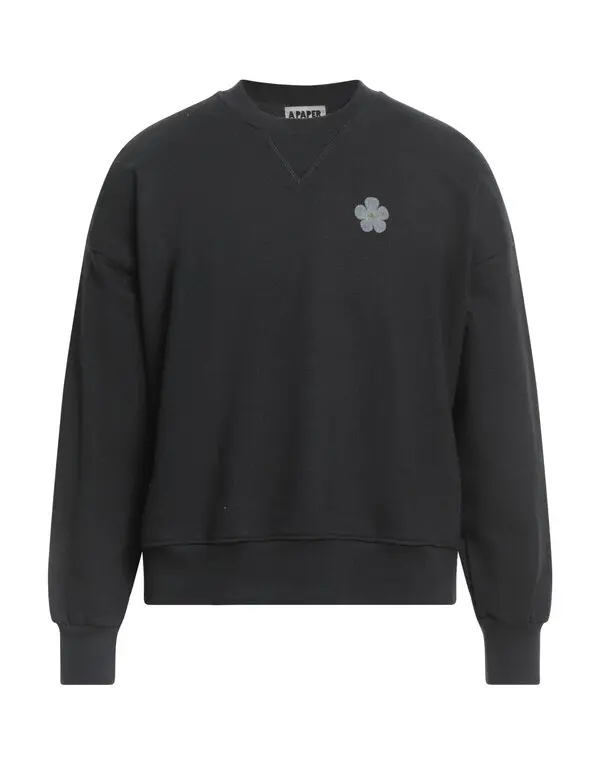A PAPER KID Cotton Sweatshirt - Black