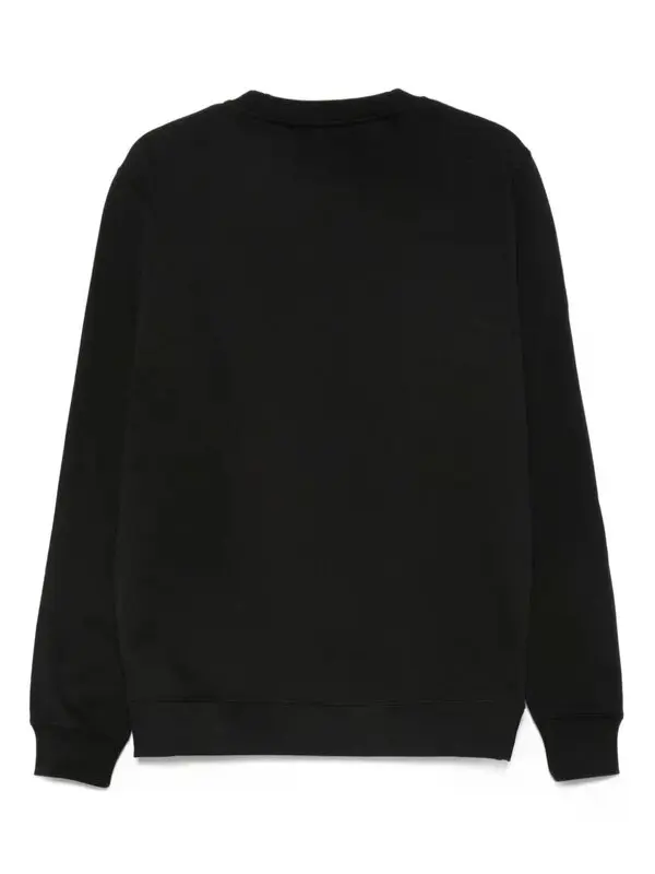 MSGM Logo-print Cotton Sweatshirt - Black