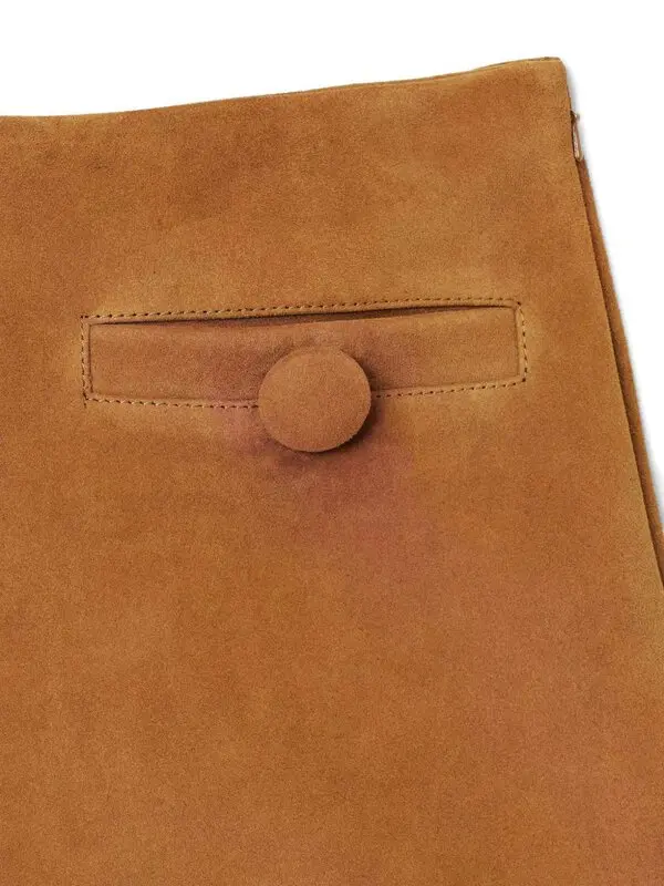 Marc Jacobs Box-pleat Mini Skirt - Brown