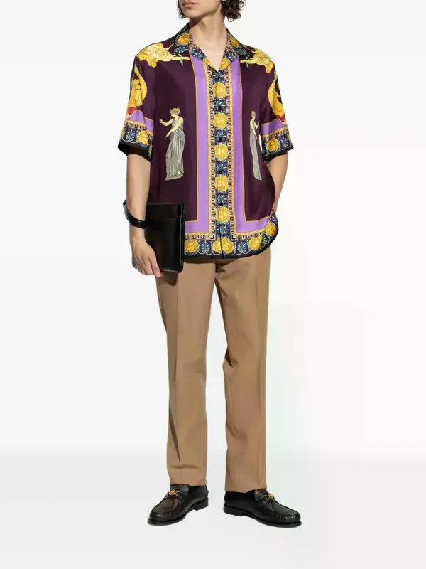 Versace Silk Print Shirt