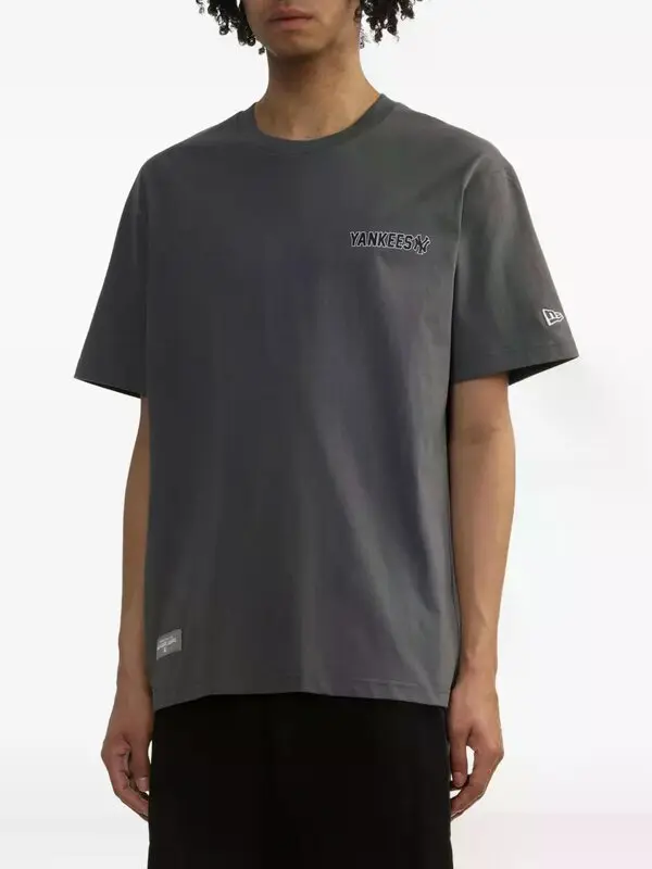 New Era Yankees Logo T-shirt - Grey
