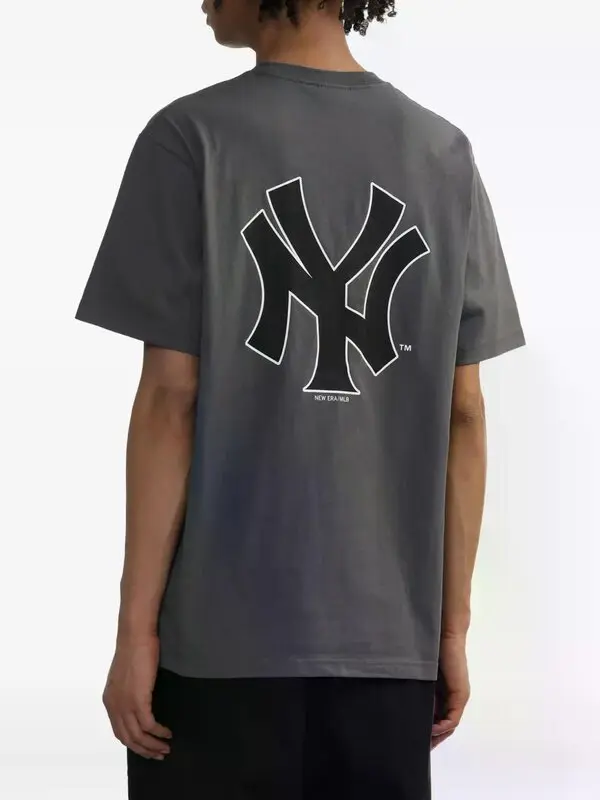 New Era Yankees Logo T-shirt - Grey