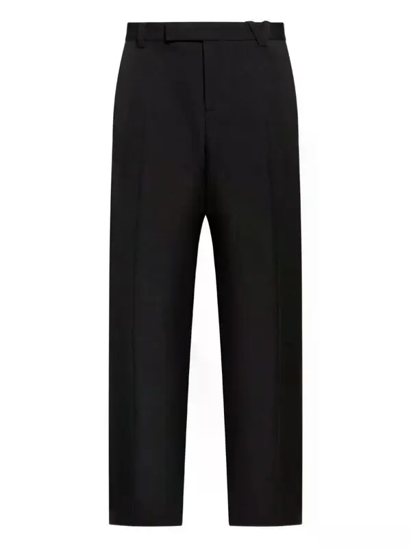 Versace Wool Button Fly Trousers