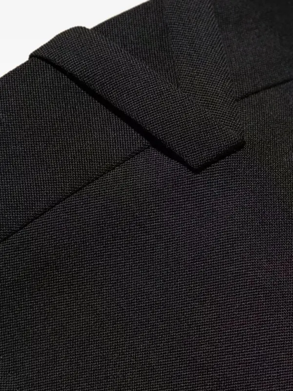 Versace Wool Button Fly Trousers