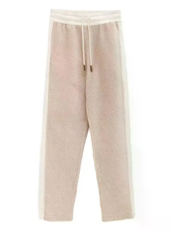 Moncler Drawstring Side Stripe Pants - Neutrals