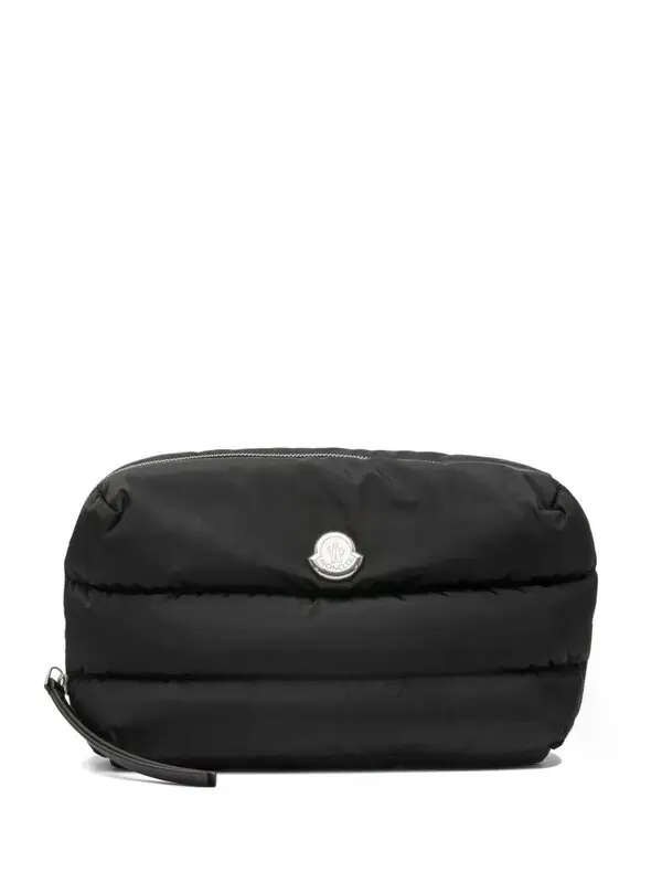 Moncler Quilted Makeup Bag - Black