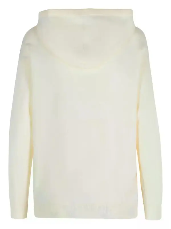 Max Mara Logo-embellishment Hoodie - Neutrals