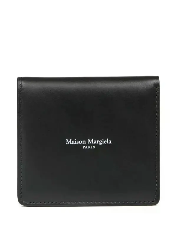 MAISON MARGIELA Logo Leather Wallet - Black