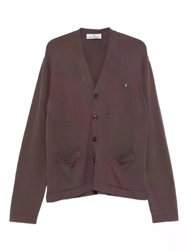 VIVIENNE WESTWOOD V-neck Cardigan - Brown