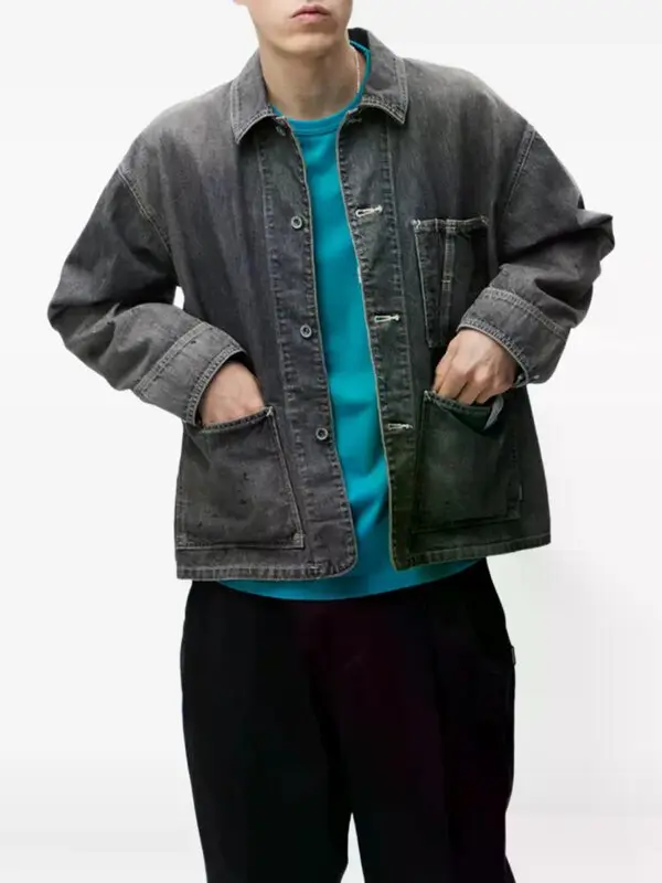 NEIGHBORHOOD Double-pocket Denim Jacket - Grey