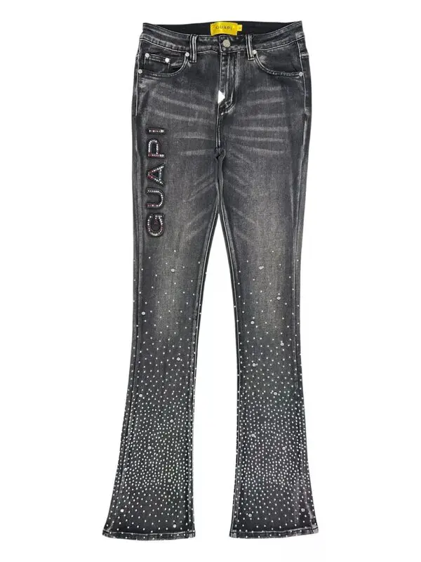 GUAPI Crystal-embellished Jeans