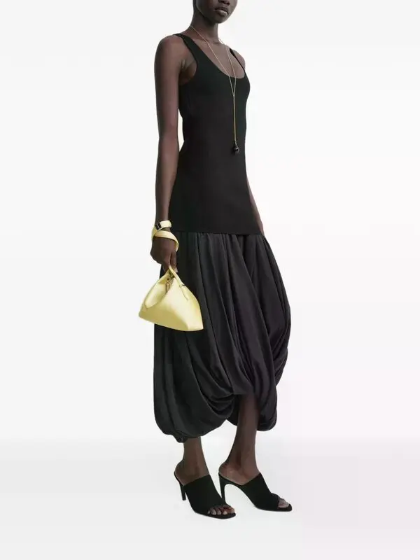 TOTEME Bevel Satin Shoulder Bag - Yellow