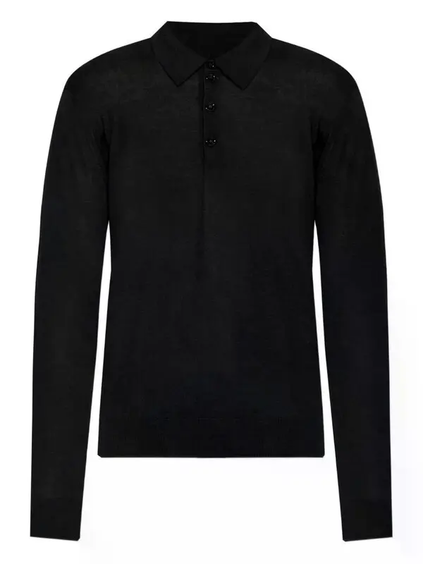 Giorgio Armani Long-sleeve Polo Shirt
