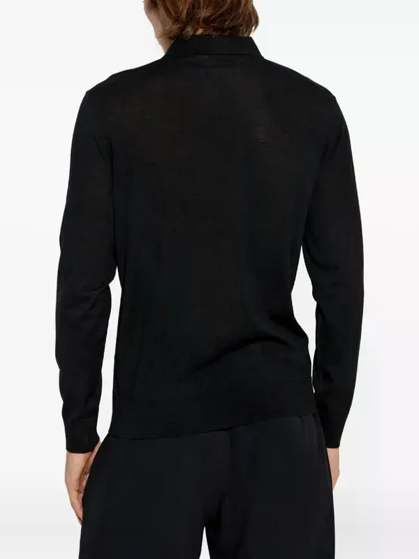 Giorgio Armani Long-sleeve Polo Shirt