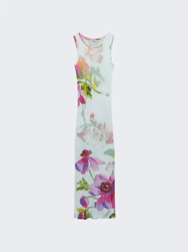 Loewe Silk And Cotton Tank Dress - Light  Blue