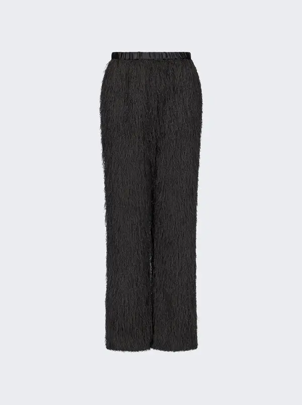 Loulou De Saison Reed Straight Leg Pants - Black