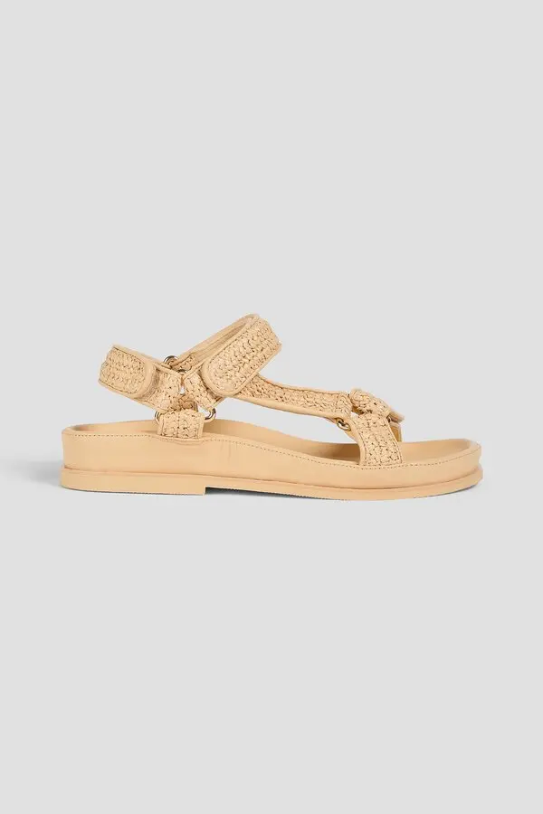 Sandro Faux Raffia Sandals