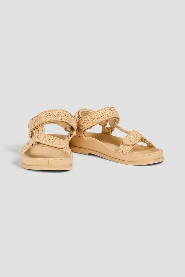 Sandro Faux Raffia Sandals