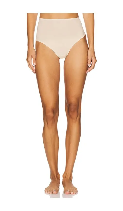 SKIMS Fits Everybody High Waisted Thong In Nude - Sand