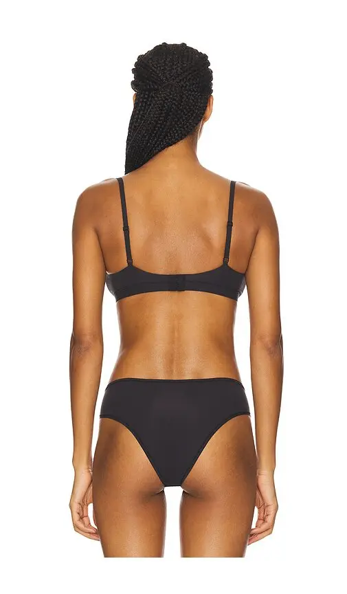 SKIMS Fits Everybody Crossover Bralette In Black