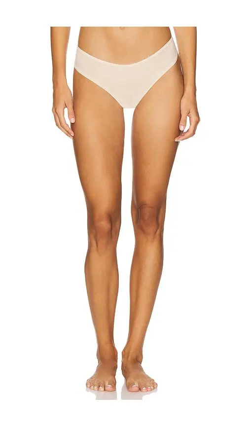 SKIMS Fits Everybody Thong In Nude - Sand