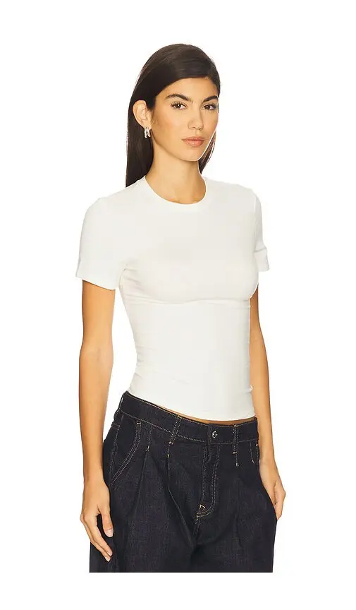 SKIMS Cotton Jersey T-shirt - Marble