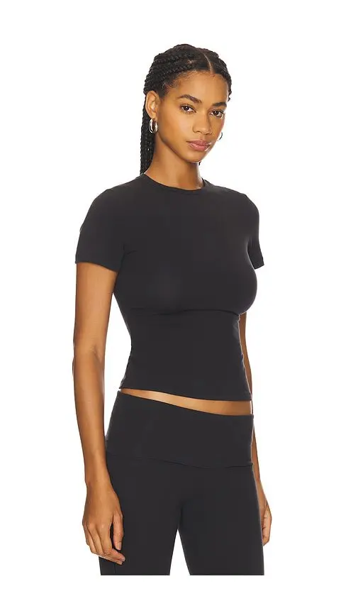 SKIMS Cotton Jersey T-shirt - Soot