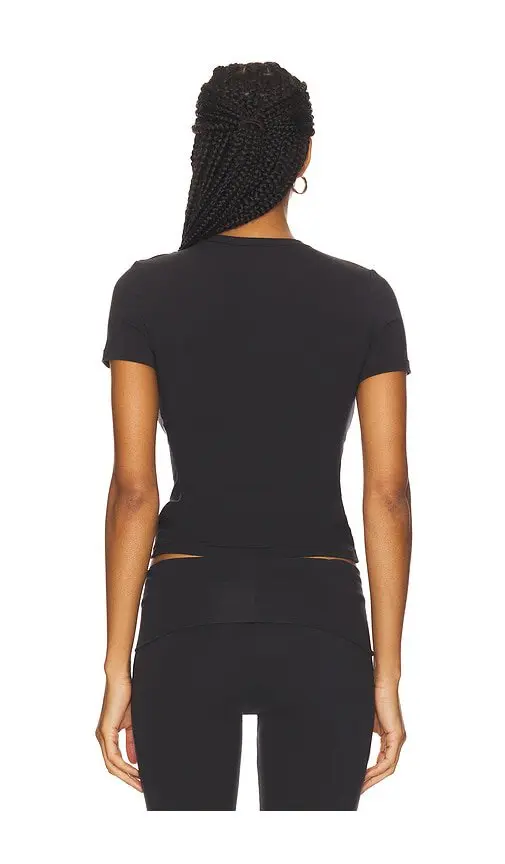 SKIMS Cotton Jersey T-shirt - Soot