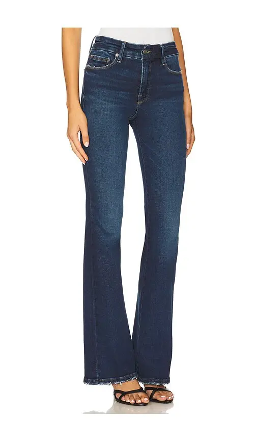 Good American Soft Tech Good Classic Bootcut Jeans - Indigo511