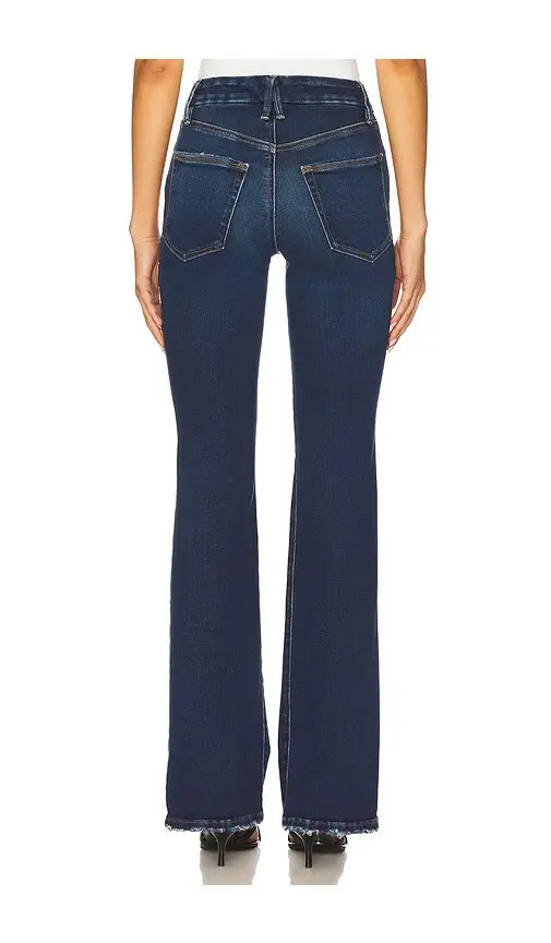 Good American Soft Tech Good Classic Bootcut Jeans - Indigo511