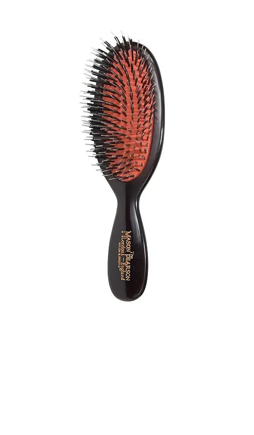 MASON PEARSON Pocket Bristle & Nylon Hairbrush - Dark Ruby