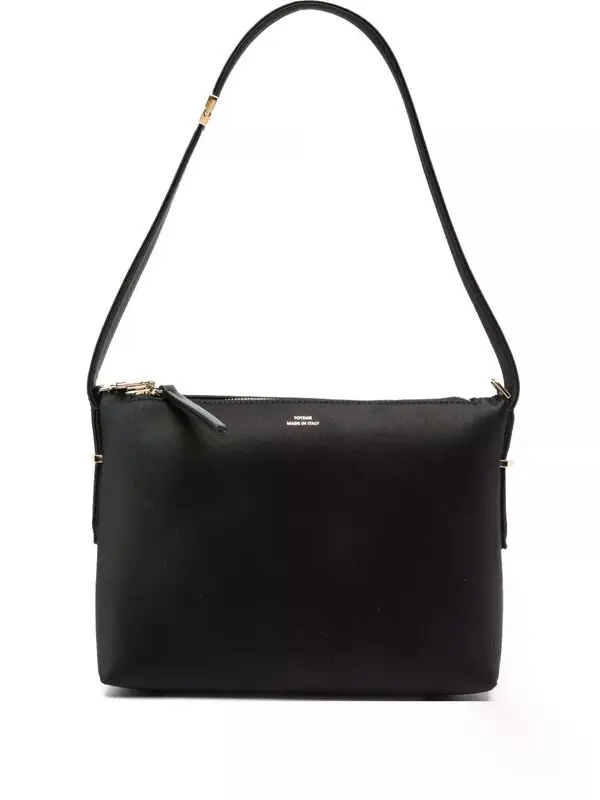 TOTEME Bevel Zip Shoulder Bag - Black