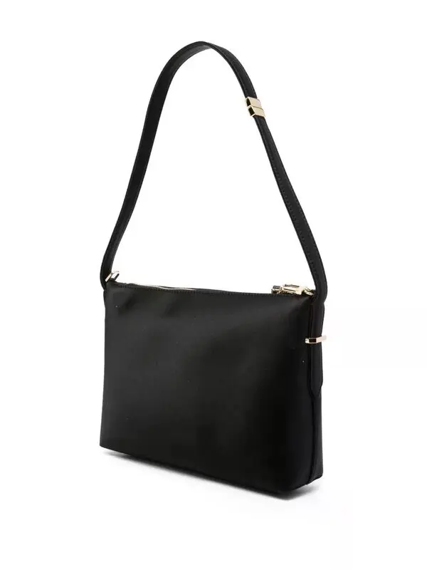 TOTEME Bevel Zip Shoulder Bag - Black