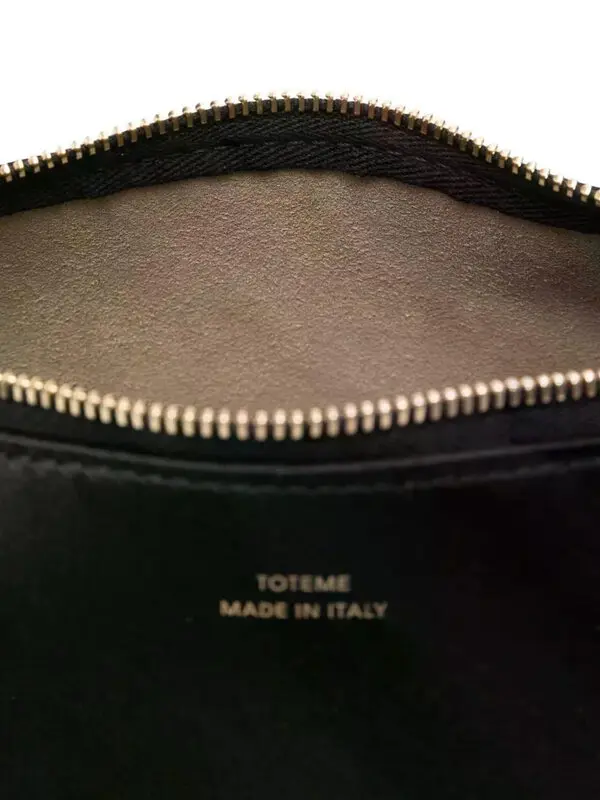 TOTEME Bevel Zip Shoulder Bag - Black