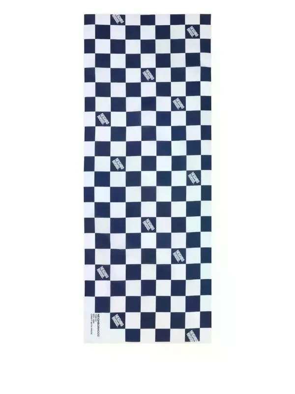 NEIGHBORHOOD Check-pattern Bath Towel