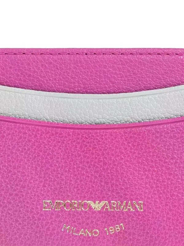 Emporio Armani Leather Colour-block Cardholder