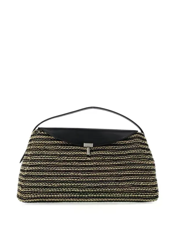 TOTEME Woven Top Handle Bag - Black