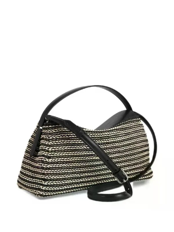 TOTEME T-lock Woven Leather Top Handle Bag