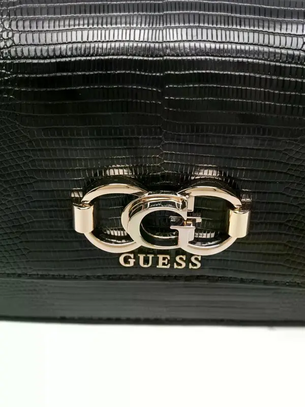 Guess Embossed-leather Satchel