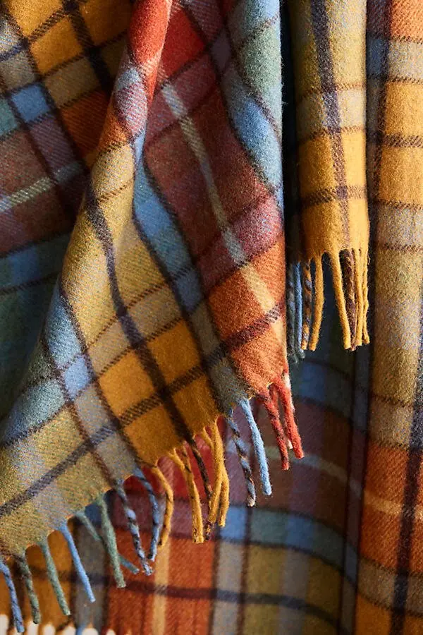 TBCO Tartan Recycled Wool Throw