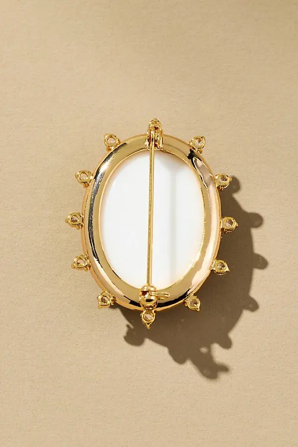 Anthropologie Glitz Portrait Brooch
