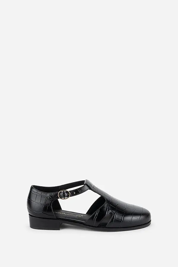Intentionally Blank Eureka Mary Jane Flats - Black