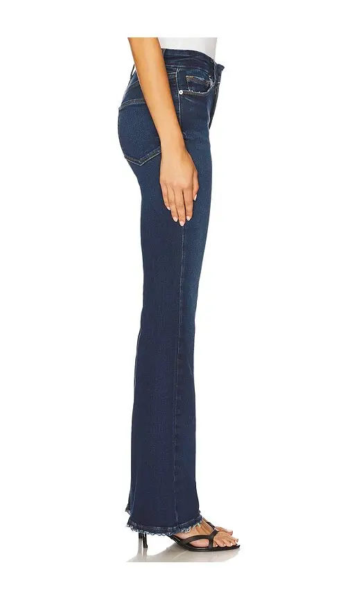 Good American Soft Tech Good Classic Bootcut Jeans - Blue
