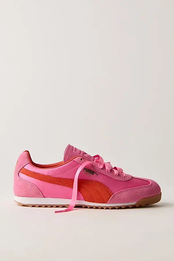 PUMA Arizona Nylon Sneakers - Poise Pink/fierce Red/white