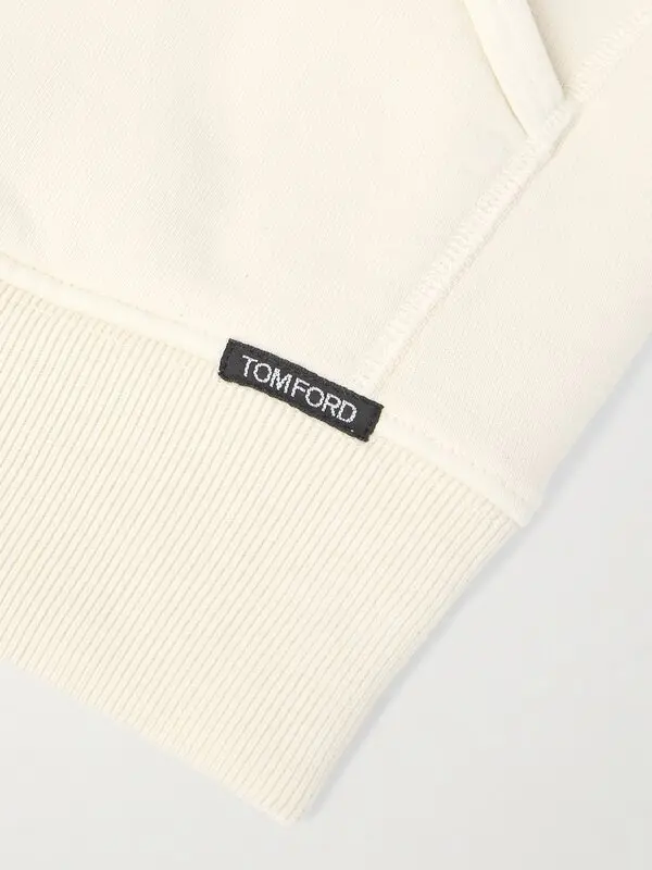 TOM FORD Slim-fit Cotton-jersey Zip-up Hoodie