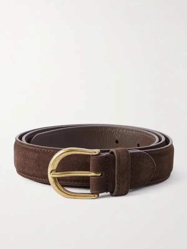 Polo Ralph Lauren 3cm Suede Belt - Brown