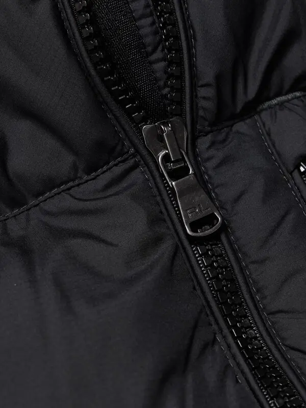 Polo Ralph Lauren Logo-embroidered Quilted Down Jacket - Black