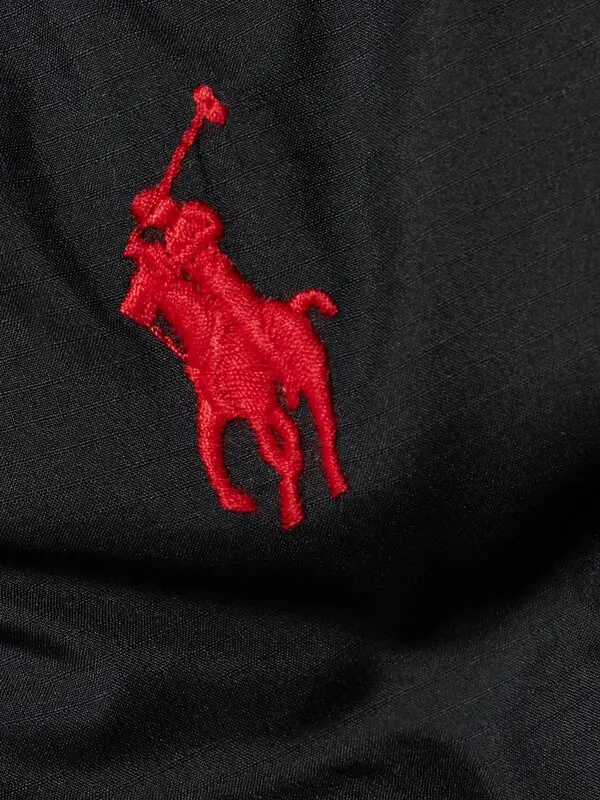 Polo Ralph Lauren Logo-embroidered Quilted Down Jacket - Black